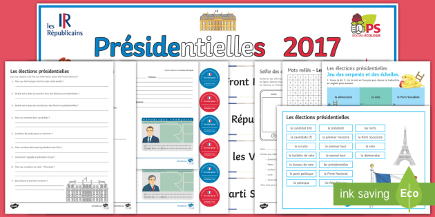 French Elections Activity Pack (teacher made)