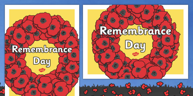Remembrance Day Display Poster - remembrance day, display poster, display