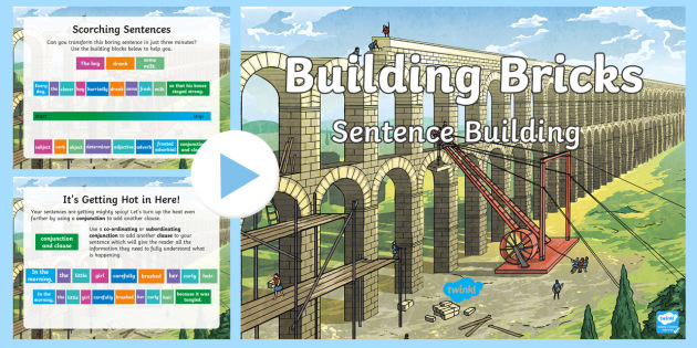 Build a Sentence Activity PowerPoint (teacher made)