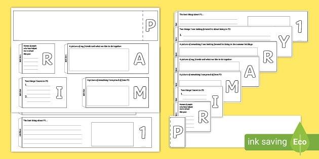 Primary 1 Write-Up Booklet