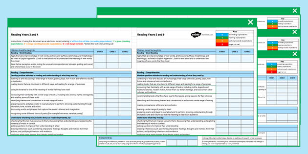Home Educators Whole KS2 2014 Curriculum Assessment Tracker