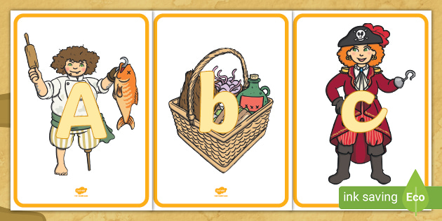 A-Z Alphabet on Pirates (teacher made)