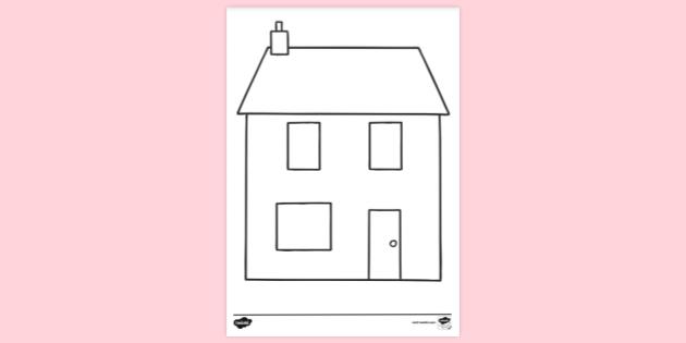 FREE! - My Home Colouring Page | Colouring Sheets