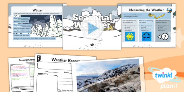 Science: Seasonal Changes (Autumn and Winter): Seasonal Weather Winter ...