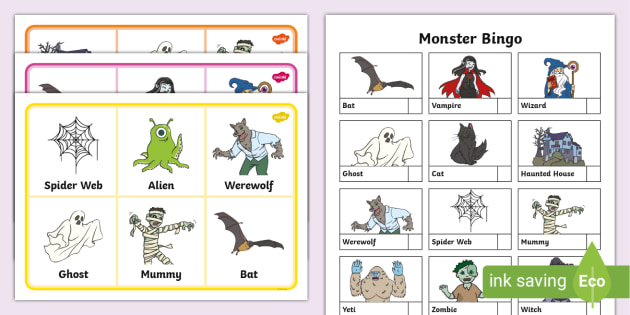 Monster Bingo (teacher made)