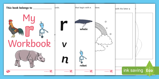 My Letter 'r' Workbook (K1) (teacher made)