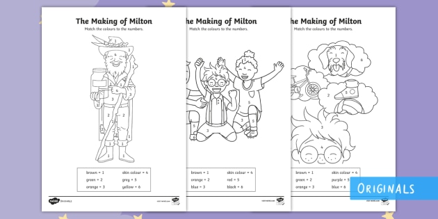 The Making of Milton Colour by Number