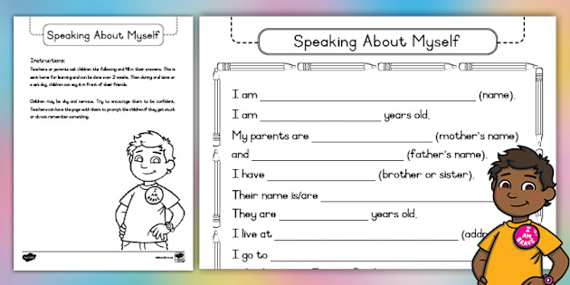 All About Me Sheets | twinkl.ca
