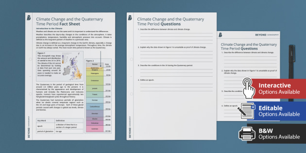 GCSE Geography Climate Changes | twinkl.co.uk