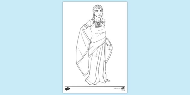 FREE! - Kaikeyi Colouring | Colouring Sheets (teacher made)