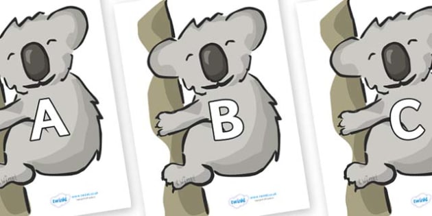 FREE! - A-Z Alphabet on Koalas (teacher made)
