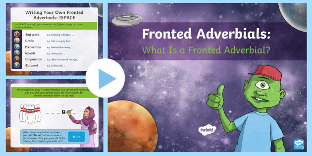 Fronted Adverbials KS2: What Is a Fronted Adverbial? PowerPoint