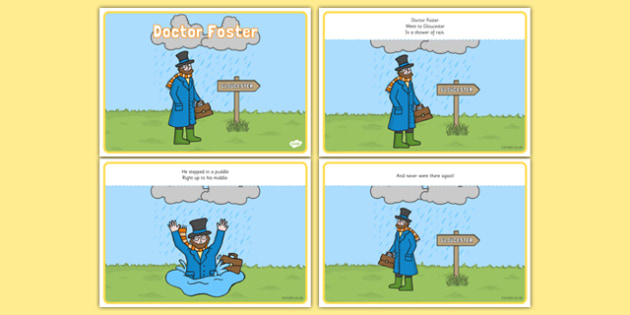 Doctor Foster Sequencing (teacher made)