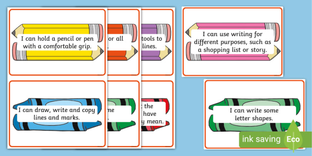 EYFS I Can Mark-Making Area Continuous Provision Prompts