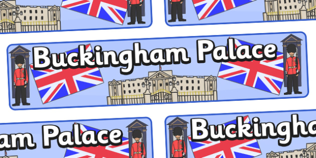 Buckingham Palace Display Banner