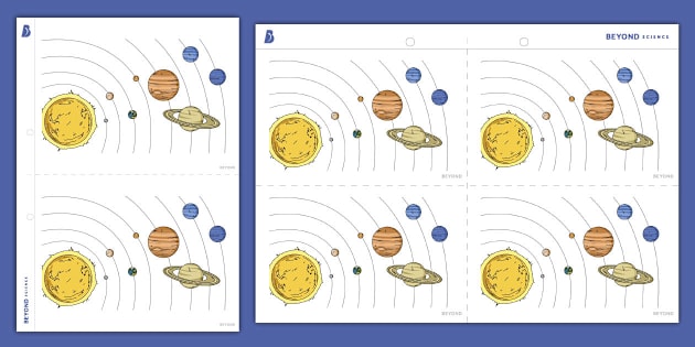 Solar System Diagram Worksheet For Kids