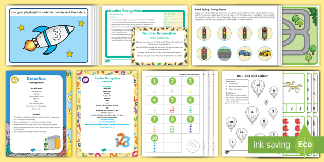 Childminder Number Recognition EYFS Resource Pack