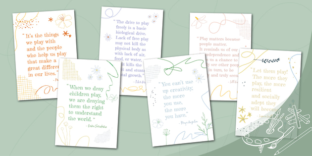 Learning And Play Quotes