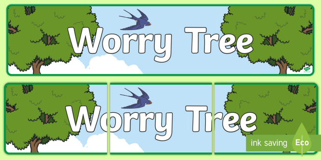 👉 Worry Tree Display Banner (teacher made)