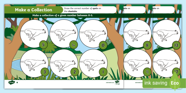 Counting Collections Activity Sheets | CfE Early Level