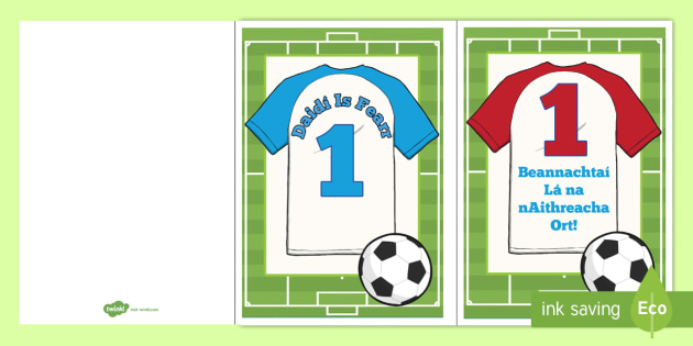 Daidí Is Fearr Cards (teacher made)