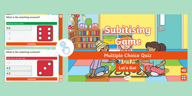 Interactive Subitising Game (teacher made)