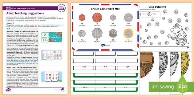 Pre-Key Stage Standards Maths Standard 5 Strand F Resource Pack