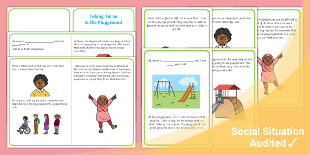 Taking Turns in the Playground Social Situation