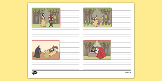 Snow White Storyboard Template (teacher made)
