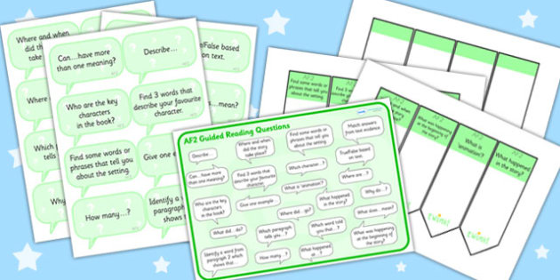 AF2 Guided Reading Resource Pack (teacher made)