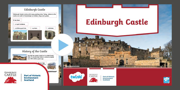 FREE! - Edinburgh Castle PowerPoint - Interactive Resource for Kids