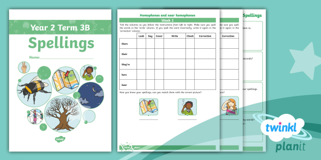 Practice Booklets Year Two Primary Resources - Spelling Year Two Primary