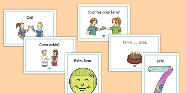 Getting to Know You Display Posters Portuguese