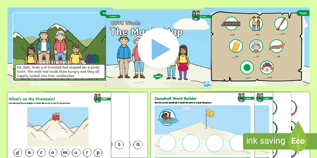 Lesson 3 CCVC Words - Primary Resources (Teacher-Made)