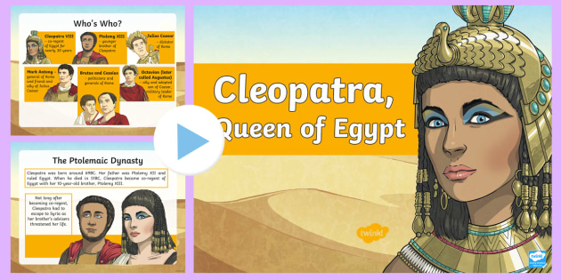 * NEW * KS2 Cleopatra, Queen of Egypt Information PowerPoint