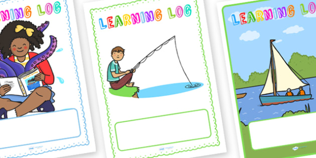 Learning Log Book Folder Cover (teacher made)