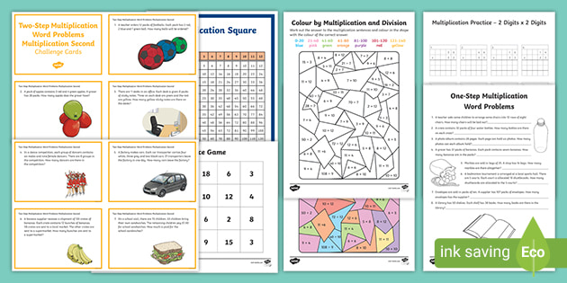 Maths Third/Fourth Class Multiplication Pack (teacher made)