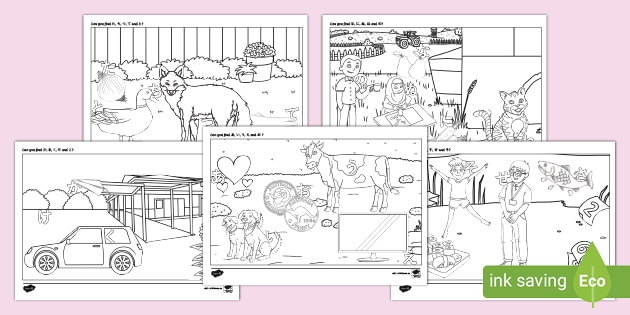 Hiragana Colouring Pages (teacher made)