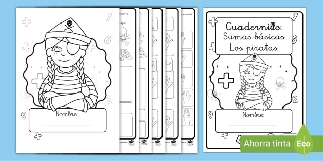 Cuadernillo: Sumas básicas – Los piratas (teacher made)