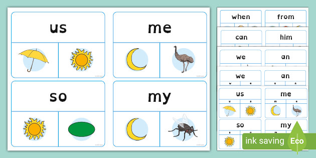 Decoding Words Worksheets
