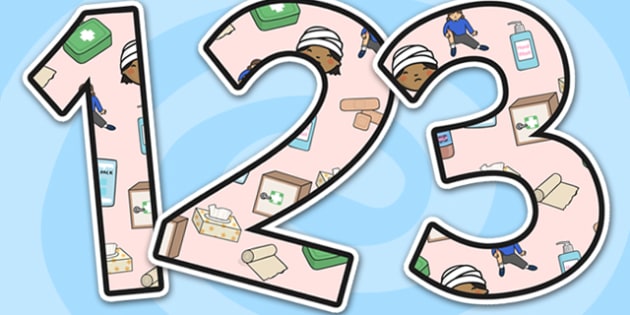 FREE! - Safety Display Numbers-safety, display, numbers, display numbers