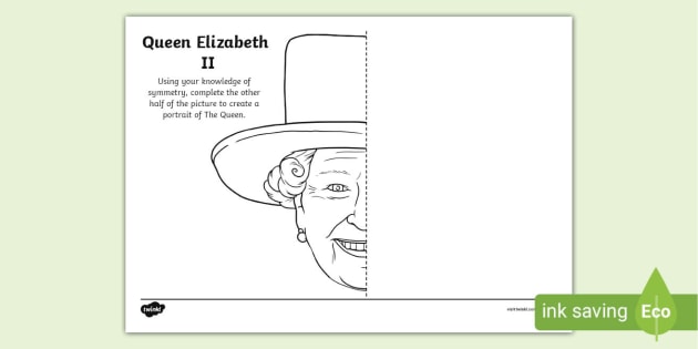 Queen Symmetry Activity - Art (teacher made) - Twinkl