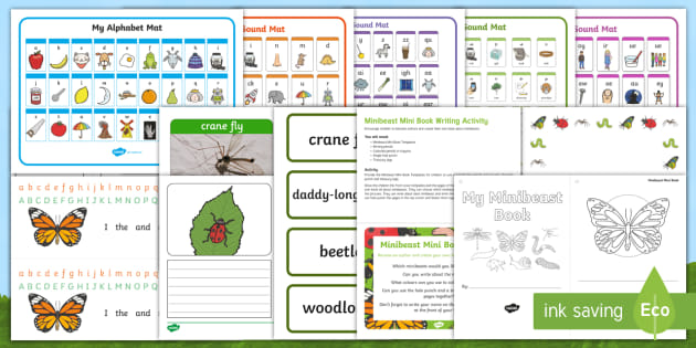 Minibeast-Themed Child-Initiated Writing Resource Pack