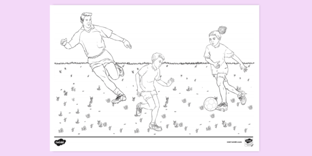 FREE! - Realistic Football Colouring Page | Colouring Sheets