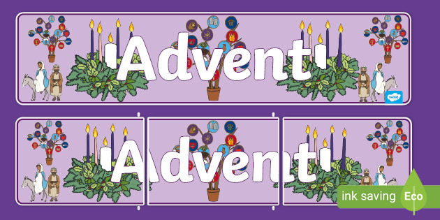 Advent Display Banner (teacher made)
