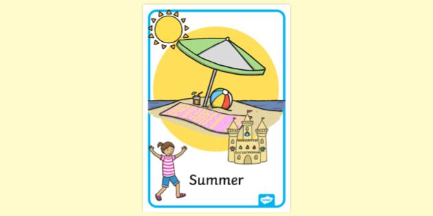 FREE! - Summer Printable Poster | Primary Resources