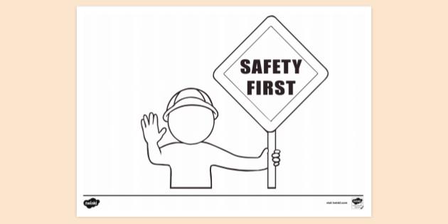 FREE! - Safety Colouring | Colouring Sheets (teacher made)