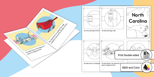 North Carolina State Symbols Emergent Reader (Teacher-Made)