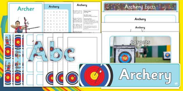 The Olympics Archery Resource Pack (teacher made)