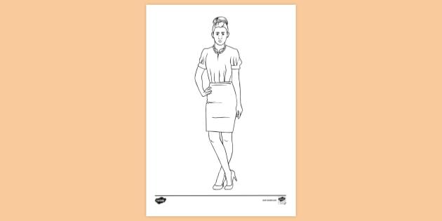 FREE! - Mrs Lyons Colouring | Colouring Sheet (Teacher-Made)